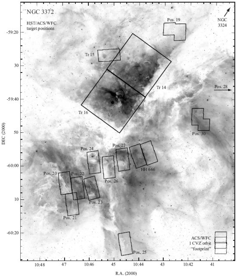 [1002.4898] HST/ACS H𝛼 Imaging of the Carina Nebula: Outflow Activity ...