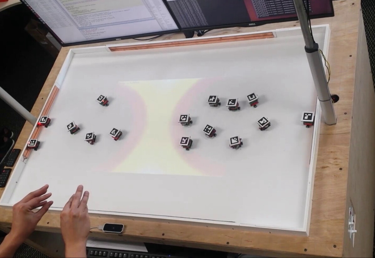 [1604.00640] Safe, Remote-Access Swarm Robotics Research on the Robotarium