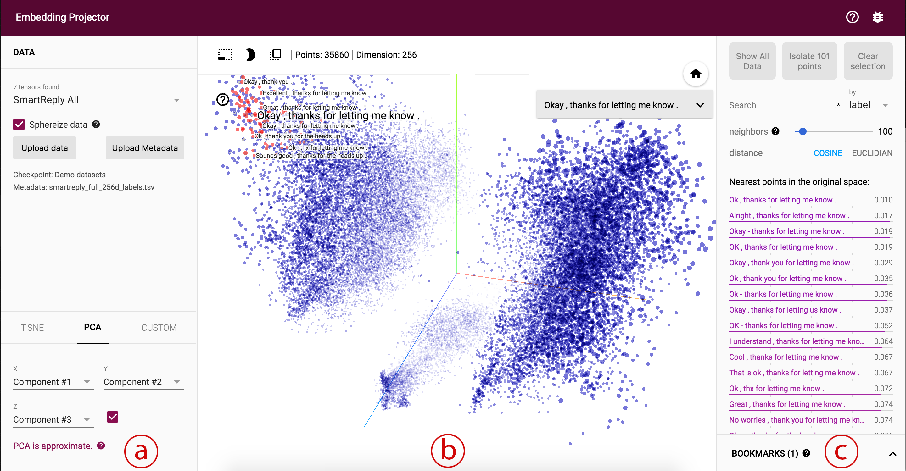 [1611.05469] Embedding Projector: Interactive Visualization and Interpretation of Embeddings