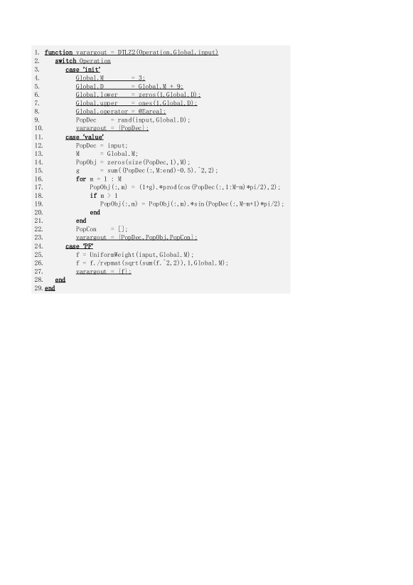 [1701.00879] PlatEMO: A MATLAB Platform for Evolutionary Multi-Objective Optimization