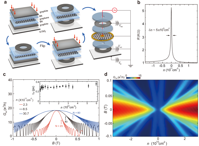 [1805.04904] High quality magnetotransport in graphene using the edge ...