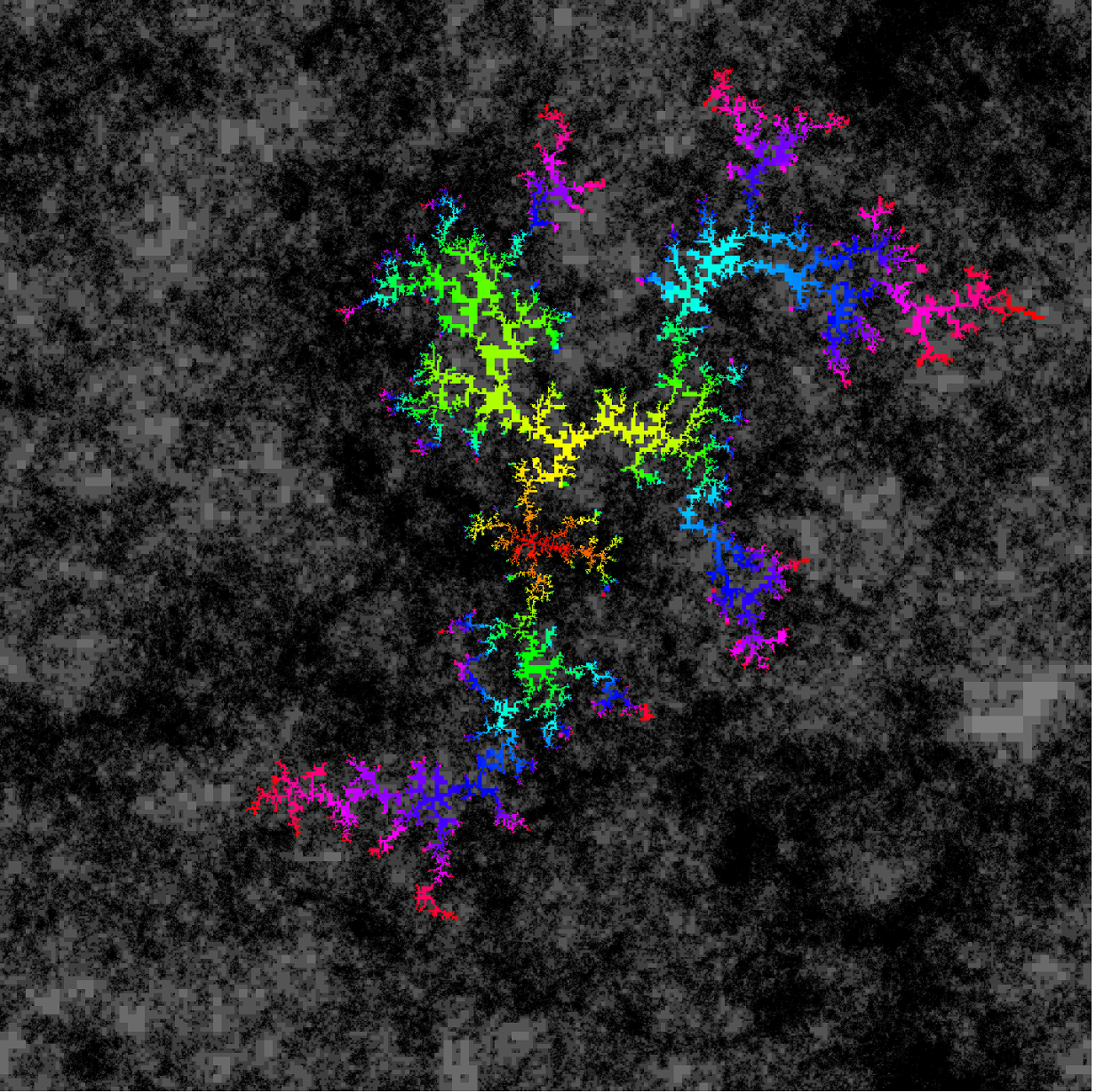 [1901.06860] External diffusion-limited aggregation on a spanning-tree-weighted random planar map
