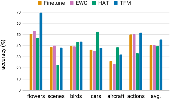 [2001.08714] Ternary Feature Masks: zero-forgetting for task-incremental learning