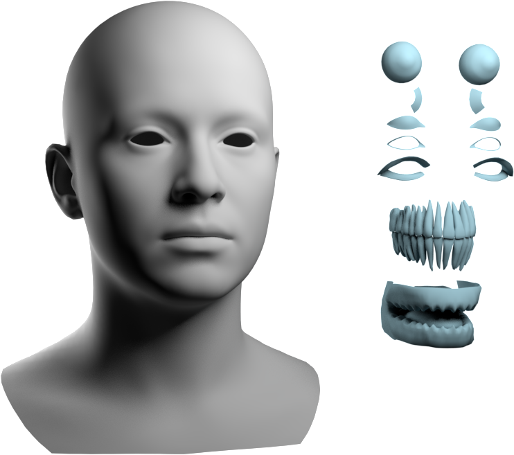 [2010.00560] Dynamic Facial Asset and Rig Generation from a Single Scan