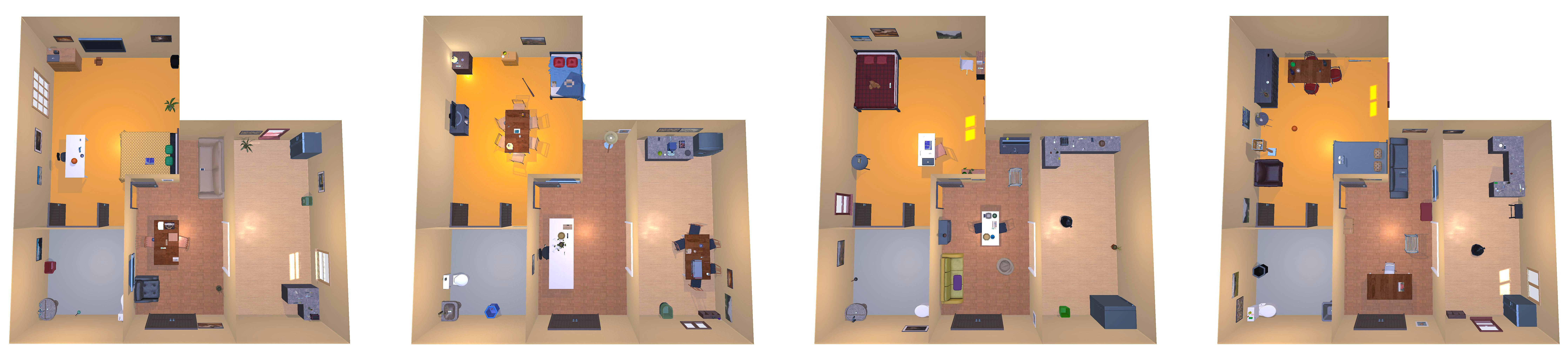 [2206.06994] ProcTHOR: Large-Scale Embodied AI Using Procedural Generation