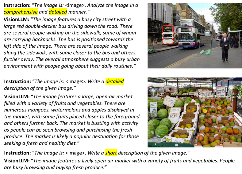 [2305.11175] VisionLLM: Large Language Model is also an Open-Ended Decoder for Vision-Centric Tasks