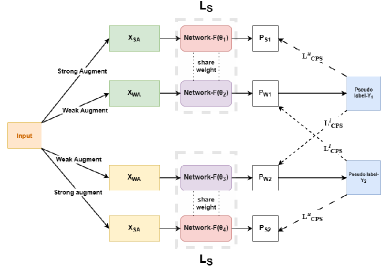 [2402.11273] Semi-supervised Medical Image Segmentation Method Based on Cross-pseudo Labeling ...