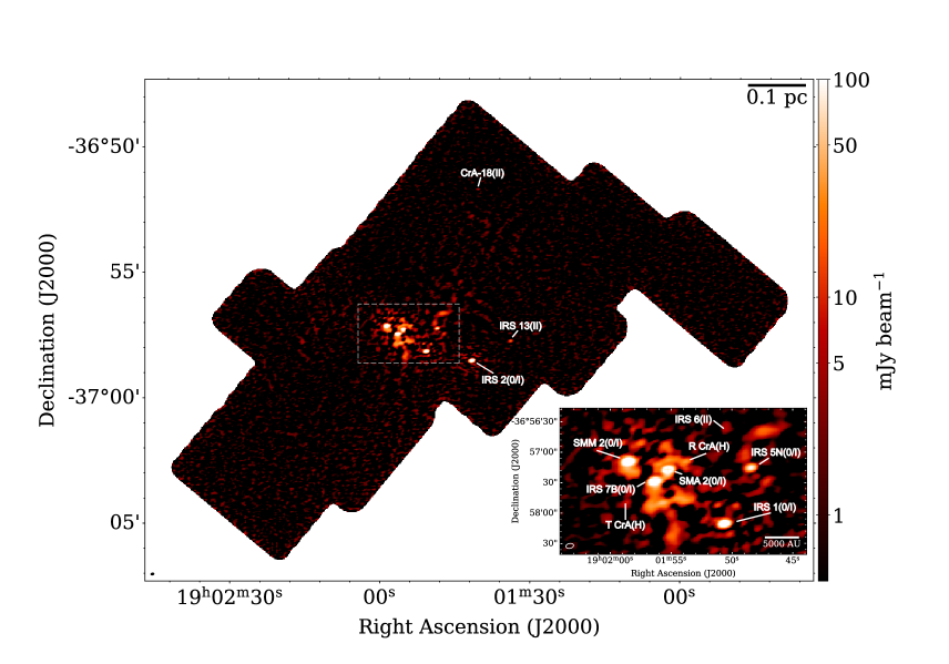 [2404.11113] Internal 1000 AU-scale Structures of the R CrA Cluster ...